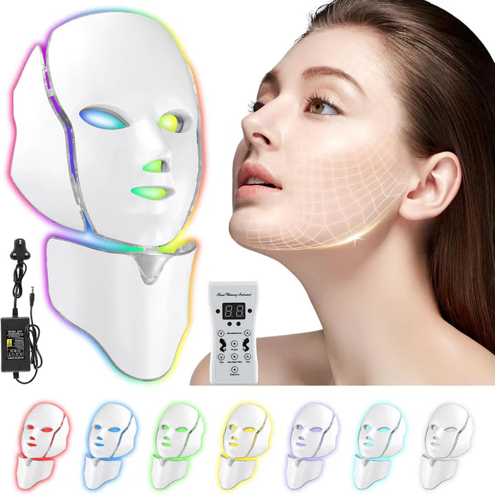 Aeroflux© Premium LED Face Therapy Mask [Free 1 Year Warranty]
