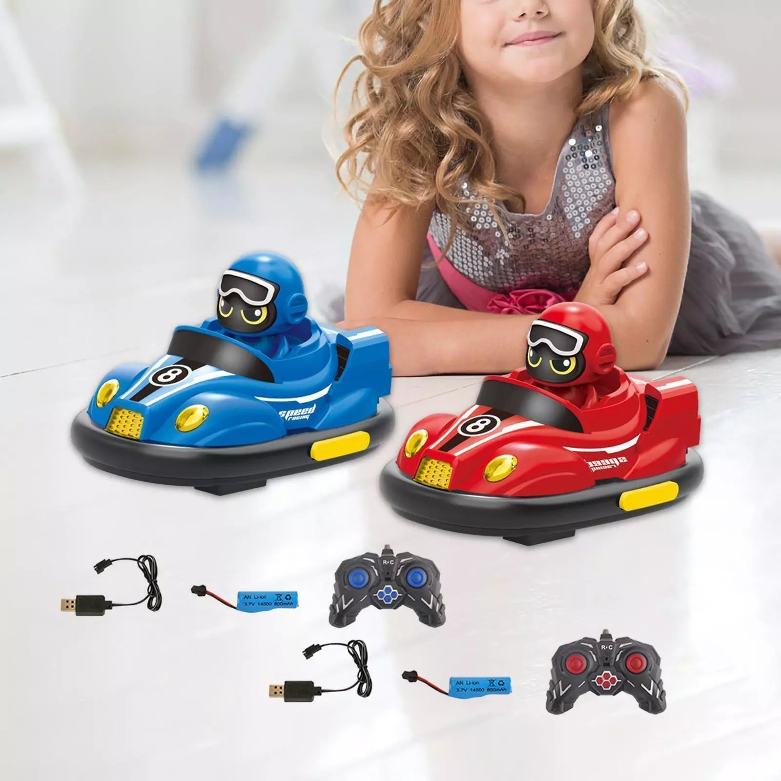 Aeroflux RC Bumper Car Set – Ultimate Racing & Ejecting Fun for Kids